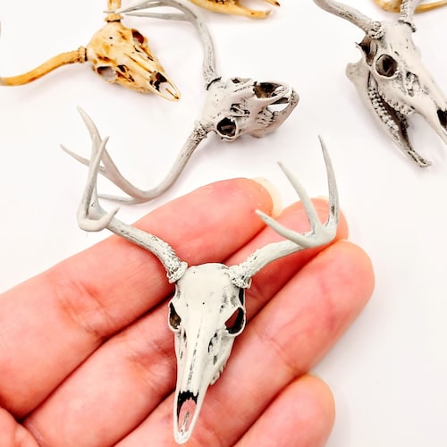 3D Printed Mini Deer Skull - Etsy