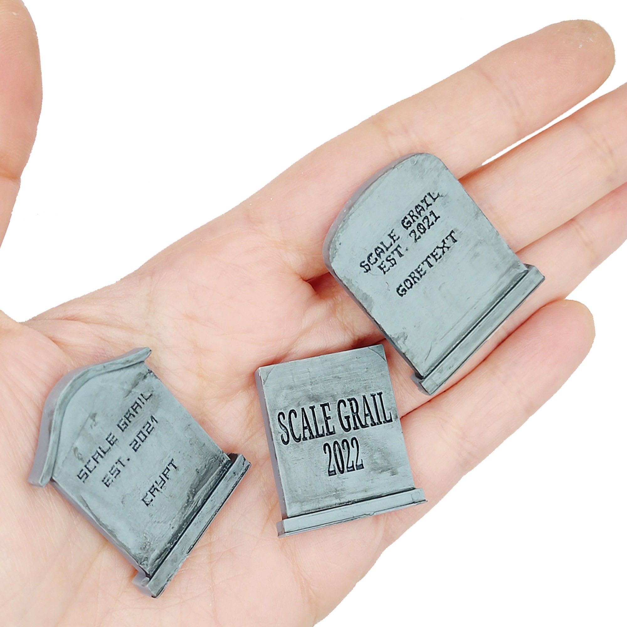 Tombstone 1:12 Scale Customizable Miniature Gravestone for Dollhouse ...