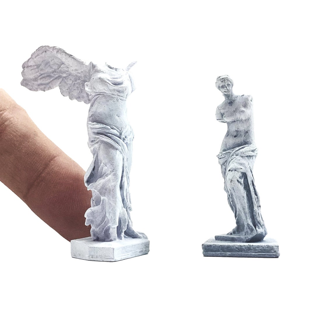 Venus De Milo, Winged Victory Miniature 1:48 Scale Replica Greek Statue ...