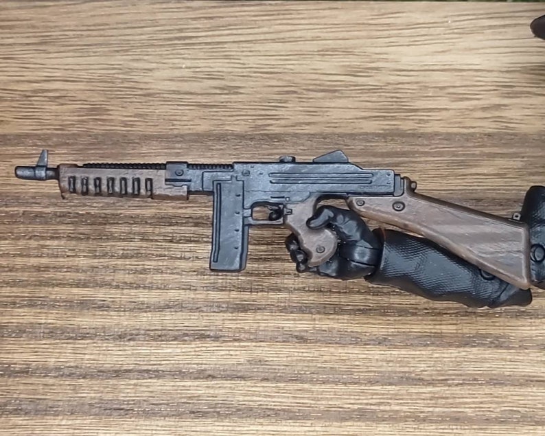 SMG 6 Inch Scale 1:12 Submachine Gun - Etsy