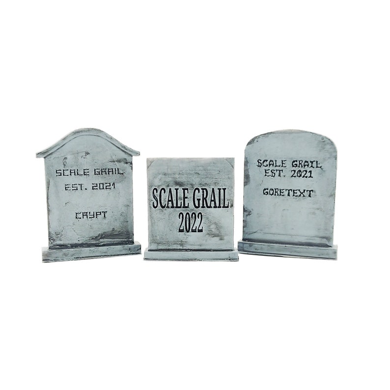 Tombstone 1:12 Scale Customizable Miniature Gravestone for Dollhouse ...