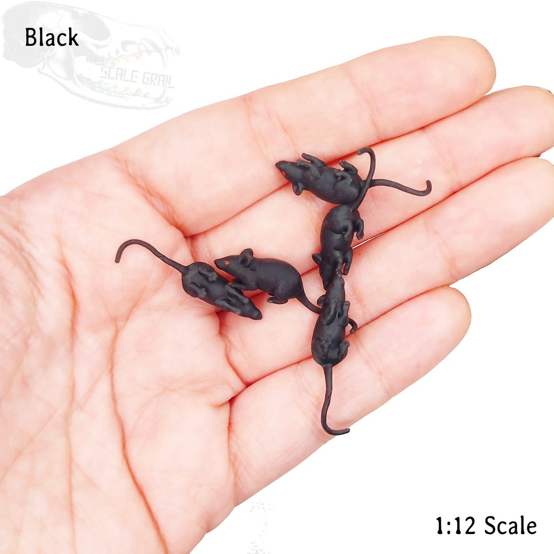 Miniature Rats 1:12 Scale Miniature Size for Horror Diorama - Etsy