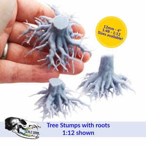 Tree Stumps With Roots Miniature Landscape and Scatter Terrain for ...