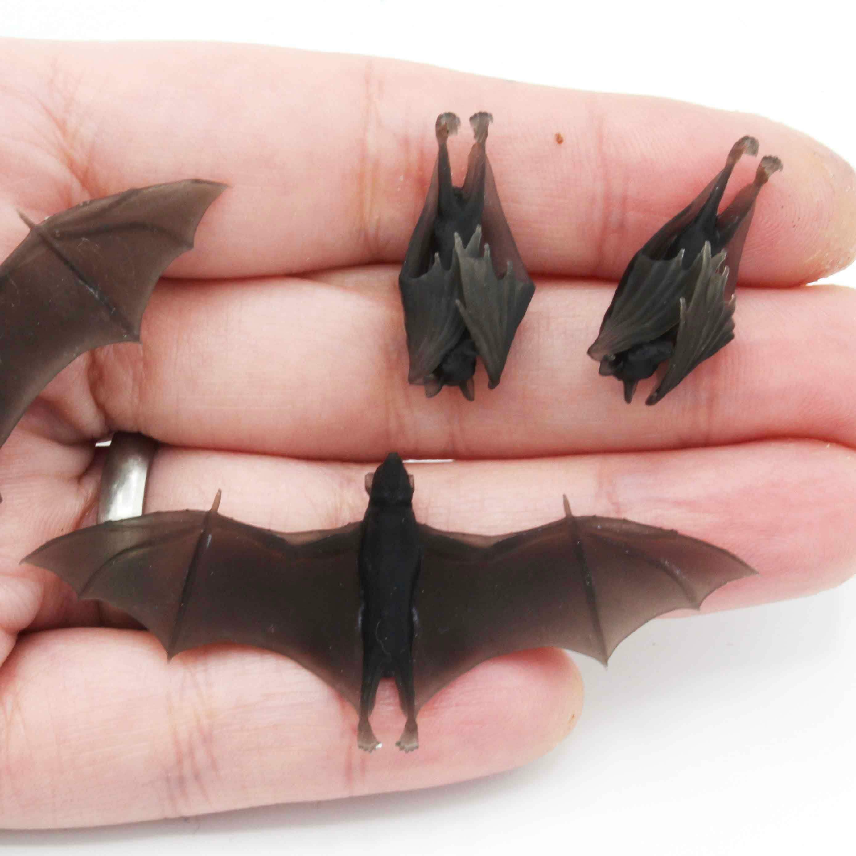 Miniature Bat - 1:12 Scale Bats for Dollhouse Diorama Small Animal Art ...