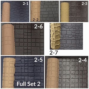 Cobblestone Texture Roller, 4 Inches Tall, Clay Texture Roller Seamless ...