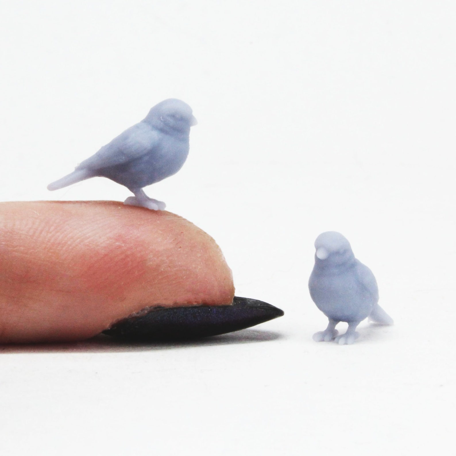 Miniature Sparrow Bird Figurines 1:12 Scale Woodland Garden Mini for ...