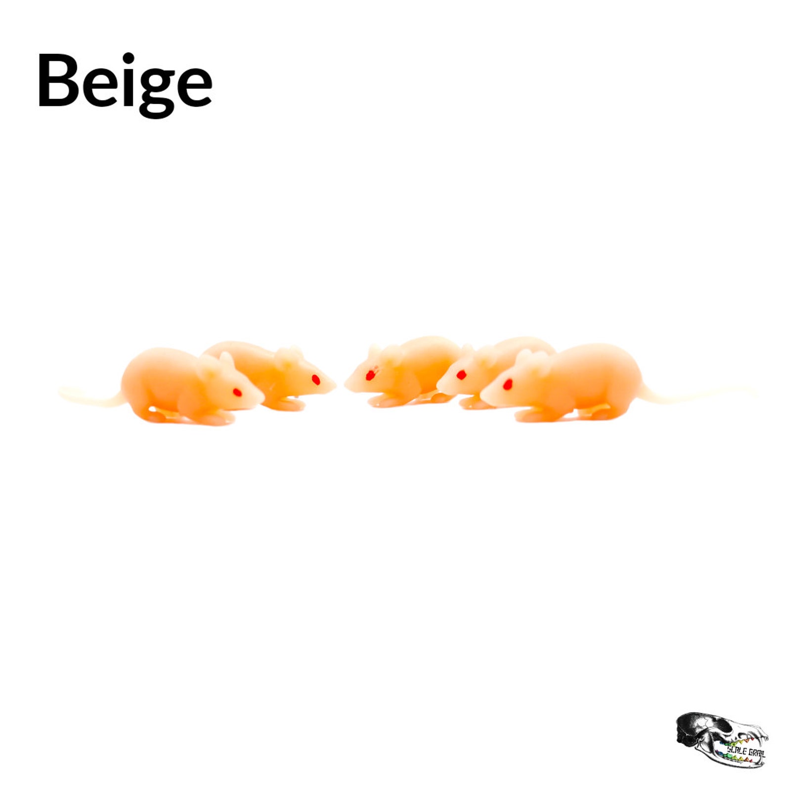 Miniature Rats 1:12 Scale Miniature Size for Horror Diorama, Dollhouse ...