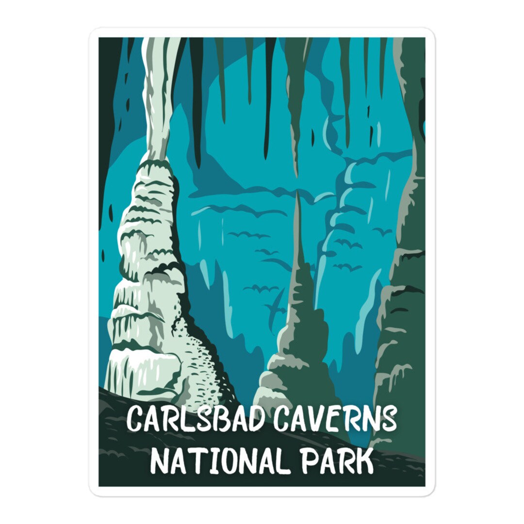 Carlsbad Caverns National Park Adventure Sticker Perfect for Laptop ...