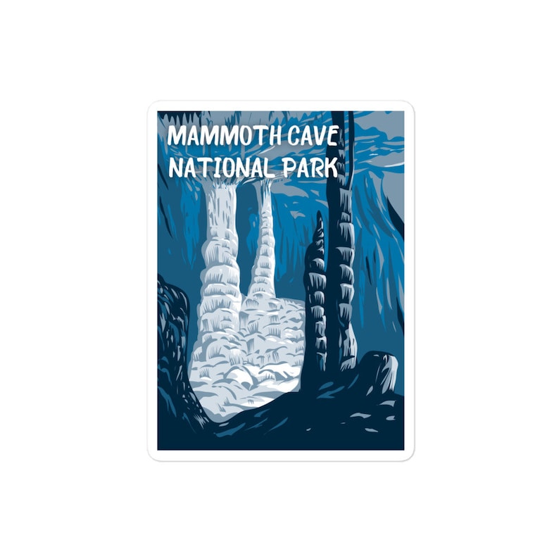 Mammoth Cave National Park Sticker Decal for Laptop Water - Etsy