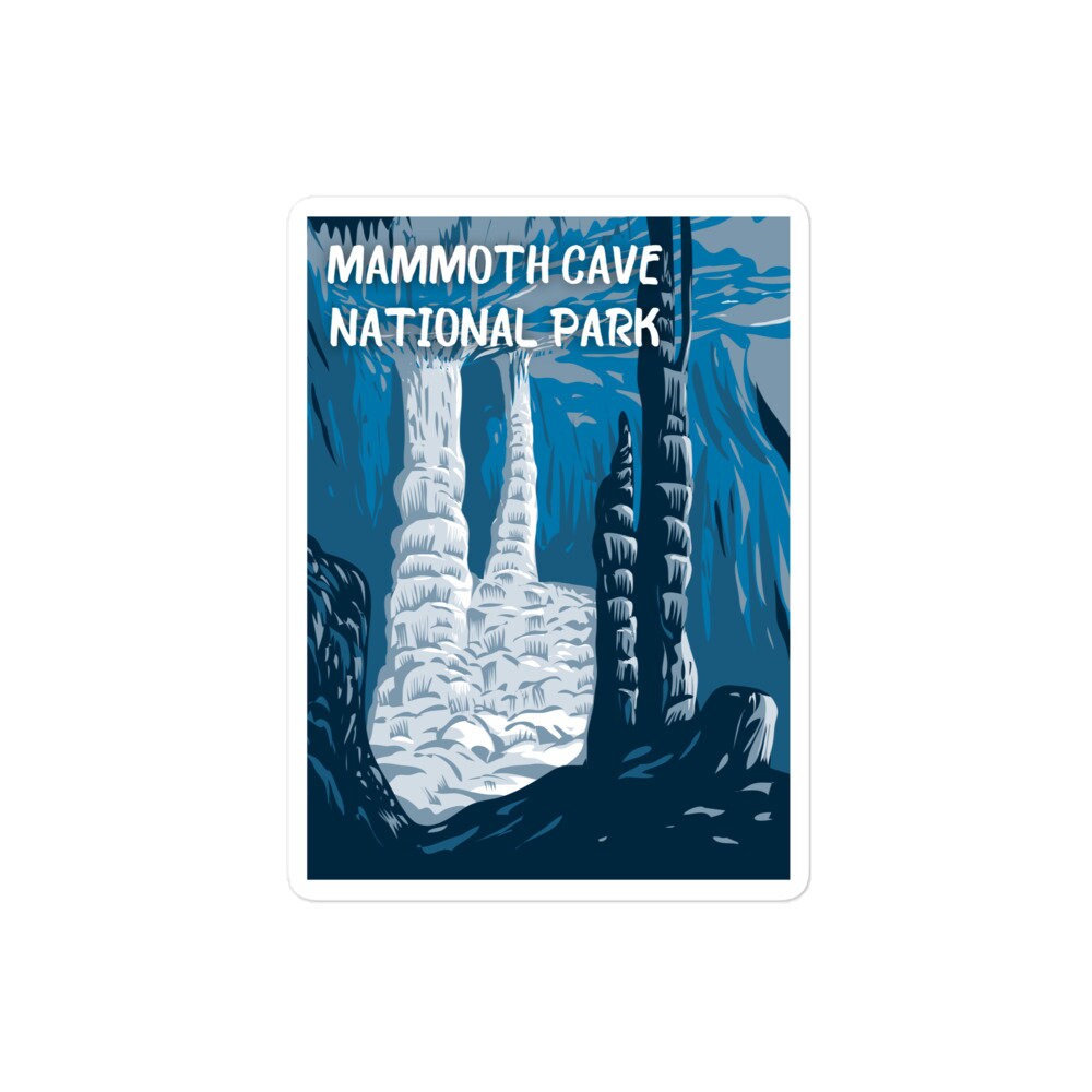 Mammoth Cave National Park Sticker Decal for Laptop, Water Bottle, and ...