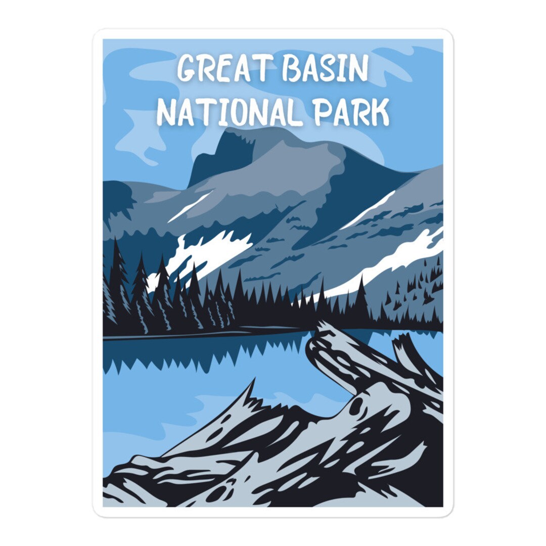 Great Basin National Park Sticker Decal for Laptop, Water Bottle, and ...