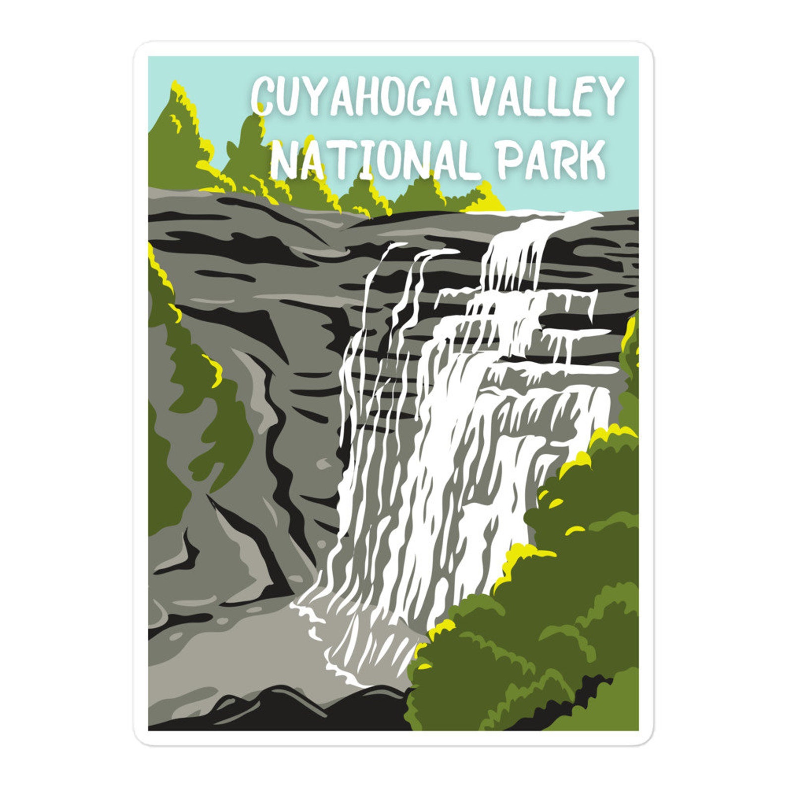 Cuyahoga Valley National Park Adventure Sticker Perfect for Laptop ...