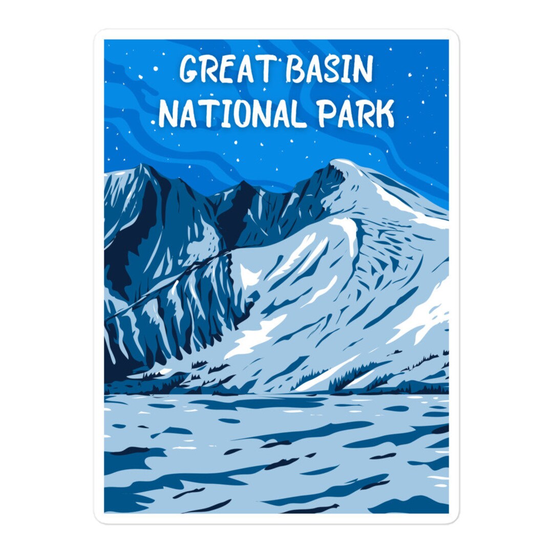Great Basin National Park Sticker Decal for Laptop, Water Bottle, and ...