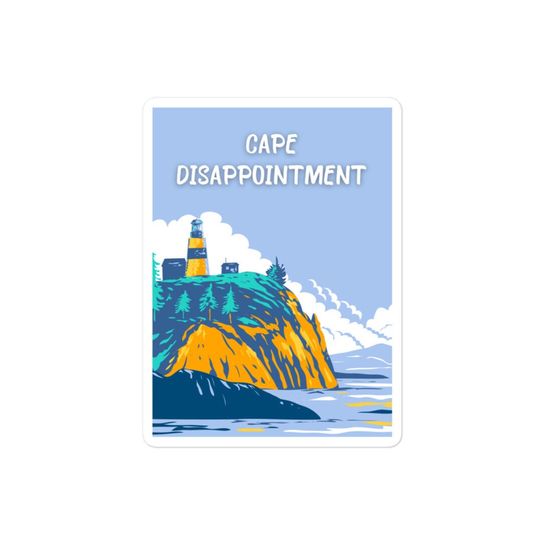 Cape Disappointment Adventure Sticker Perfect for Laptop, Water Bottle ...