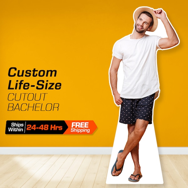 Cardboard Cutout Person - Etsy