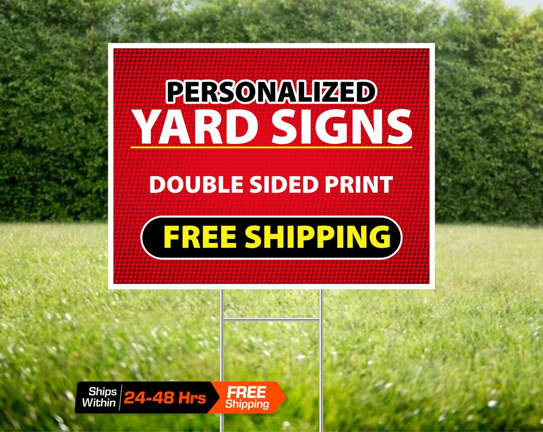 Personalized Yard Sign, Custom Yard Sign, Real Estate Sign, Event Signs ...