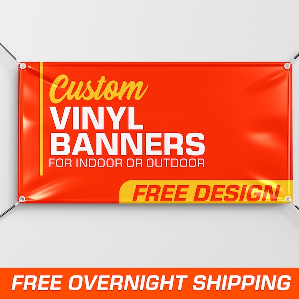 Vinyl Banners - Etsy