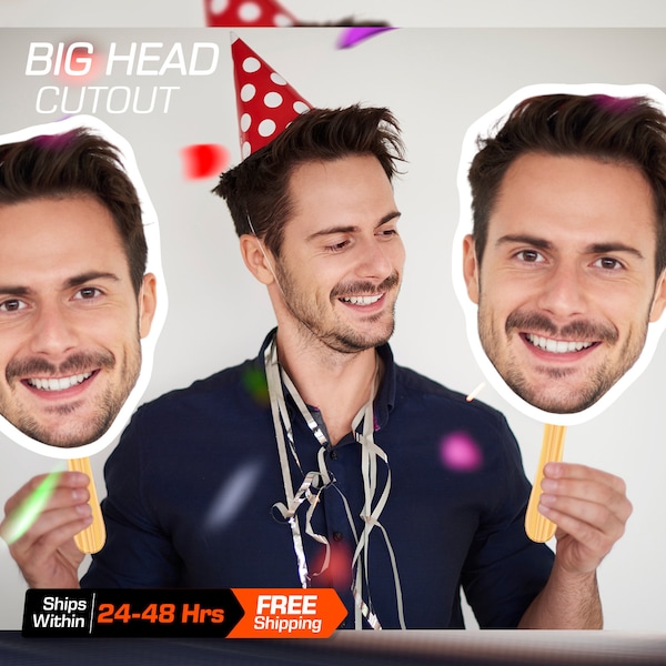 Face Cutouts on Sticks - Etsy