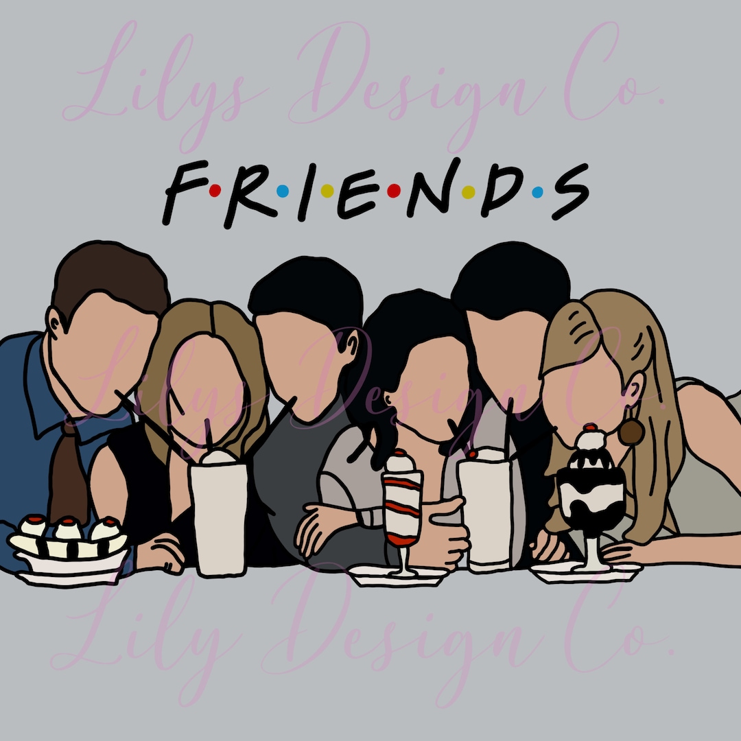 Friends Png Design - Etsy