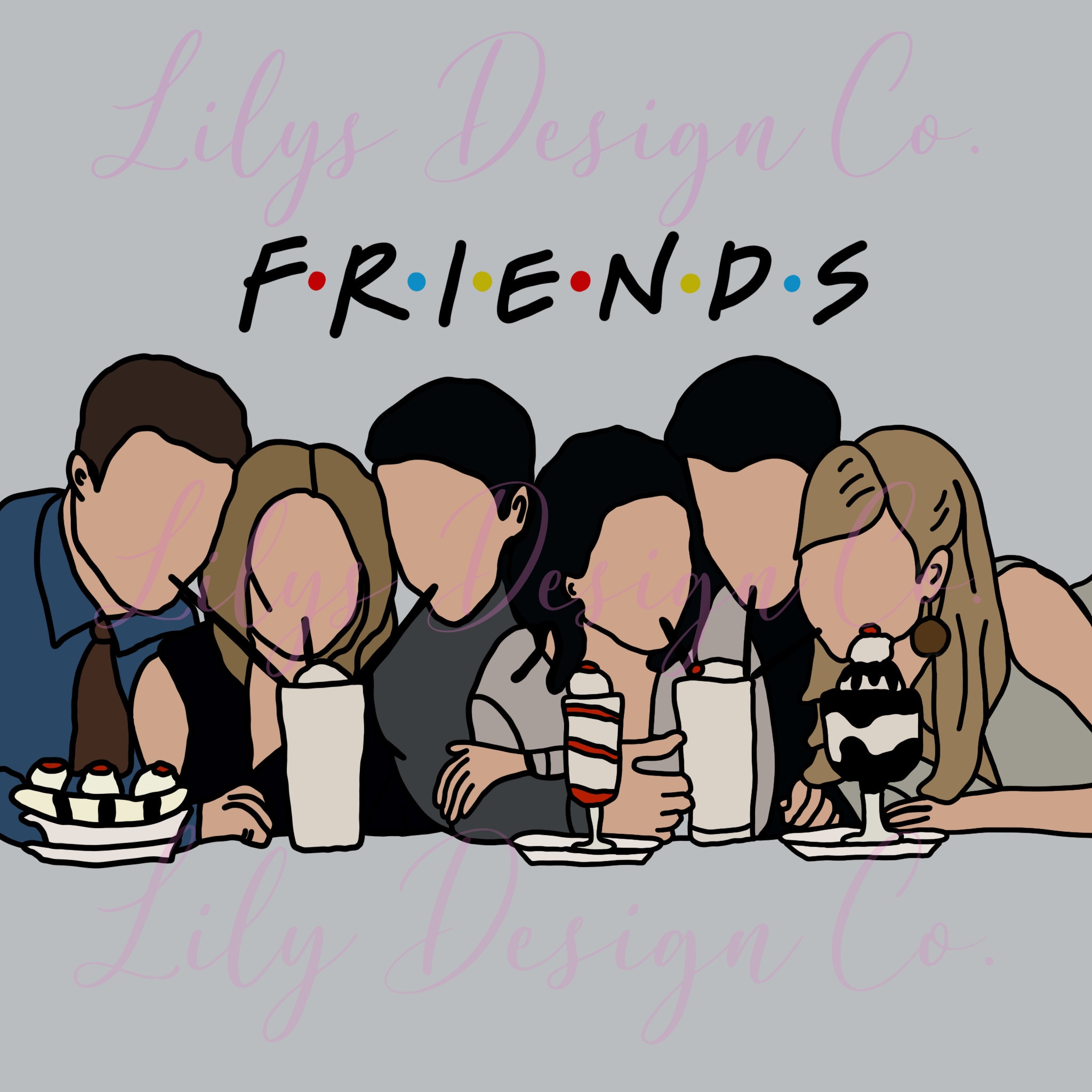 Friends Png Design - Etsy