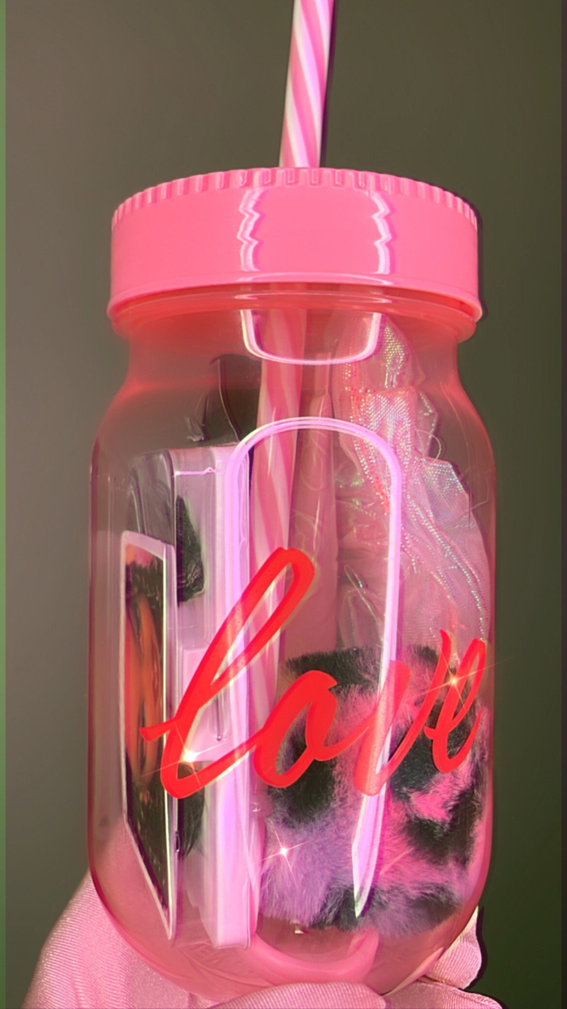 Baddie Jar Pink Baddie Bag Red Birthday Gift, Affordable Gift, Stocking ...