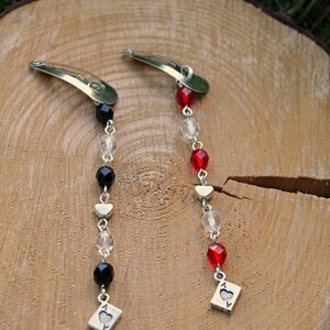 Beaded Handmade Clips, Kpop Inspired Jewelry, Cute Charm Hair Clips ...