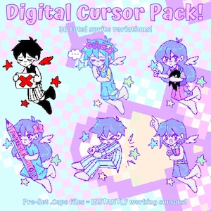 OMORI Headspace Friends Cursor Set: 36 Sprites (digital Download)video ...