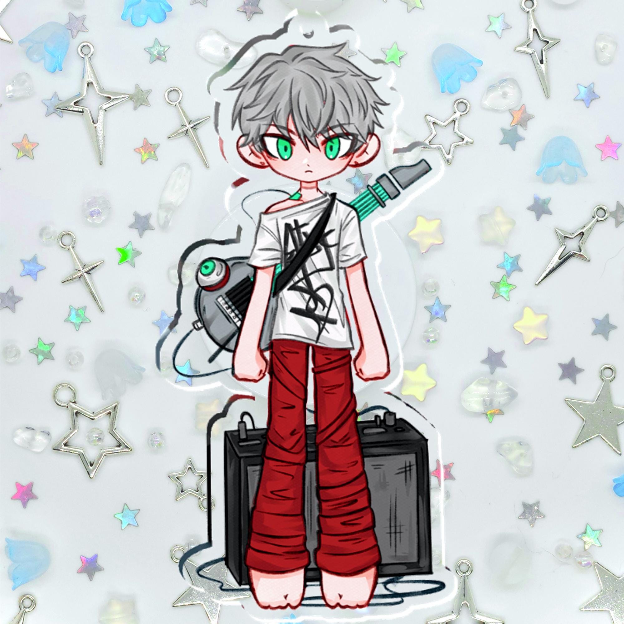 Alien Stage Charms Full Set | Double-sided Acrylic 4" | Hyuna, Luka ...