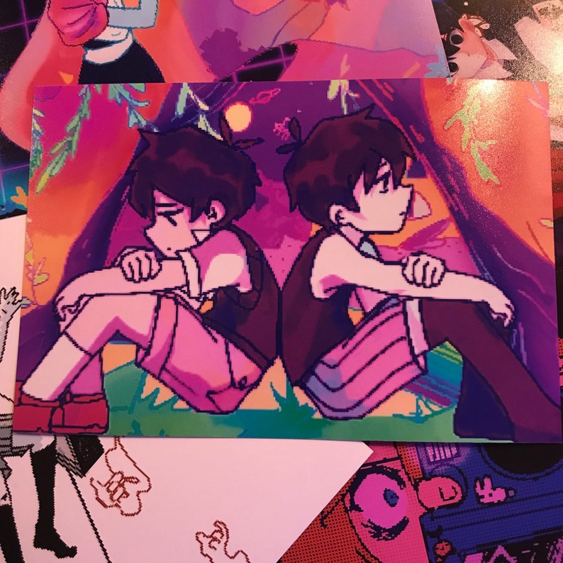 OMORI the Tree Stump 4x6 Print matte - Etsy