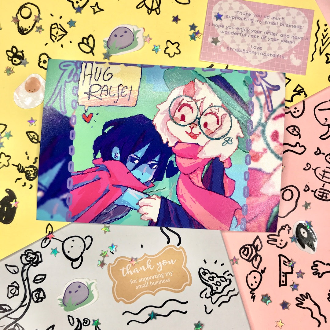 KRIS, HUG RALSEI deltarune Print 4x6 Print matte - Etsy