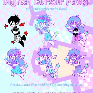 OMORI Headspace Friends Cursor Set: 36 Sprites (digital Download)video ...