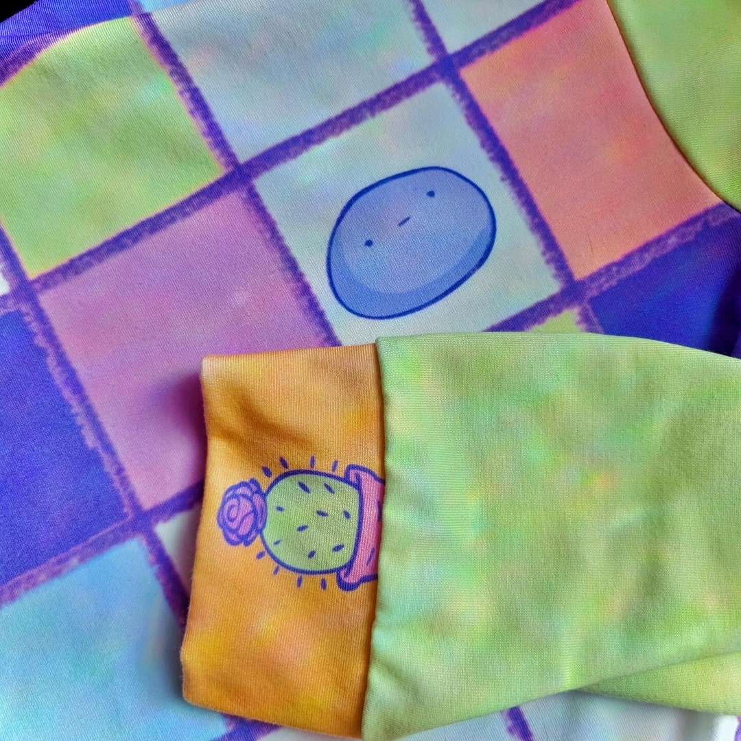 Cosplay de OMORI Kel / Sudadera con capucha estilo Harajuku con bloques ...