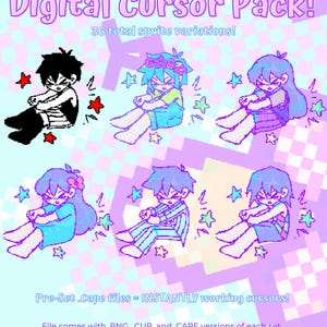 OMORI Headspace Friends Cursor Set: 36 Sprites (digital Download)video ...