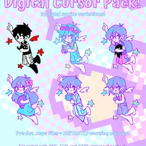 OMORI Headspace Friends Cursor Set: 36 Sprites (digital Download)video ...
