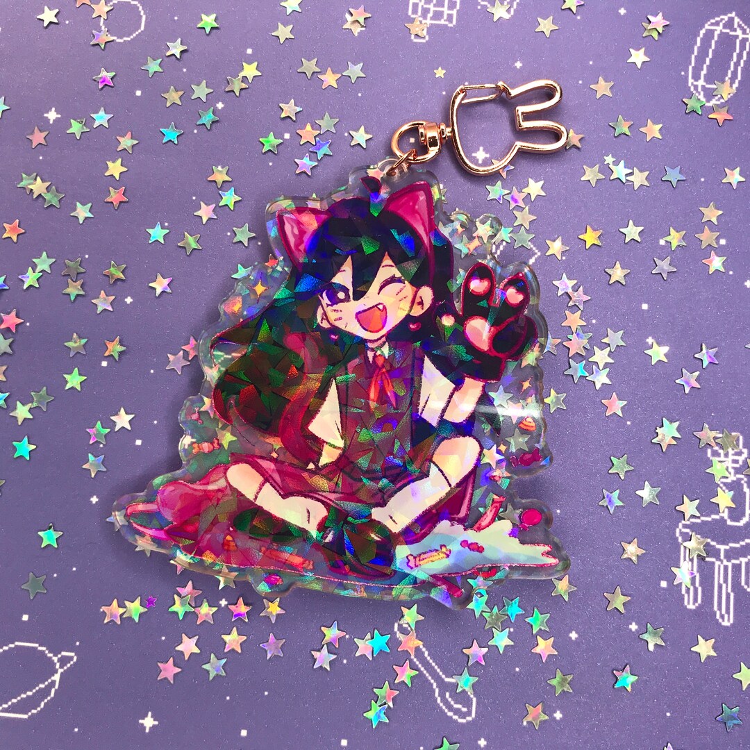 OMORI Acrylic Keychain Charm Fan Art Accessory Cute Gift for Teens ...