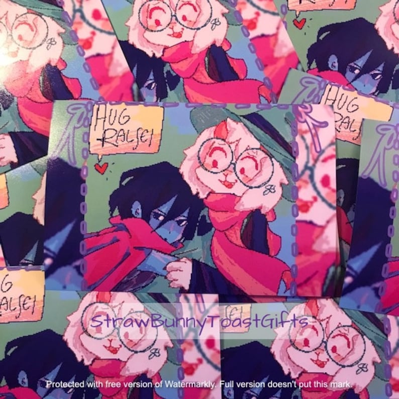 KRIS HUG RALSEI Deltarune Print 10x6 Druck Matt - Etsy.de