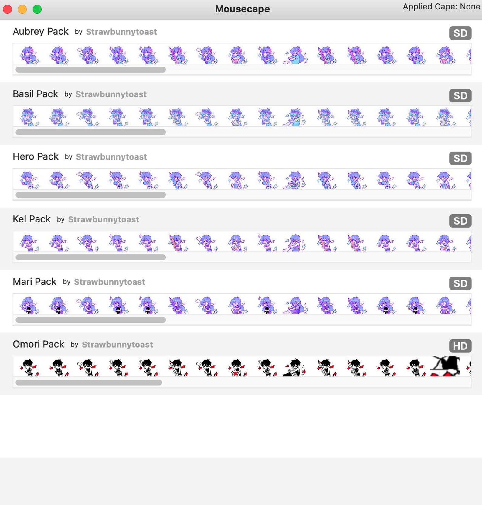 OMORI Headspace Friends Cursor Set: 36 Sprites (digital Download)video ...