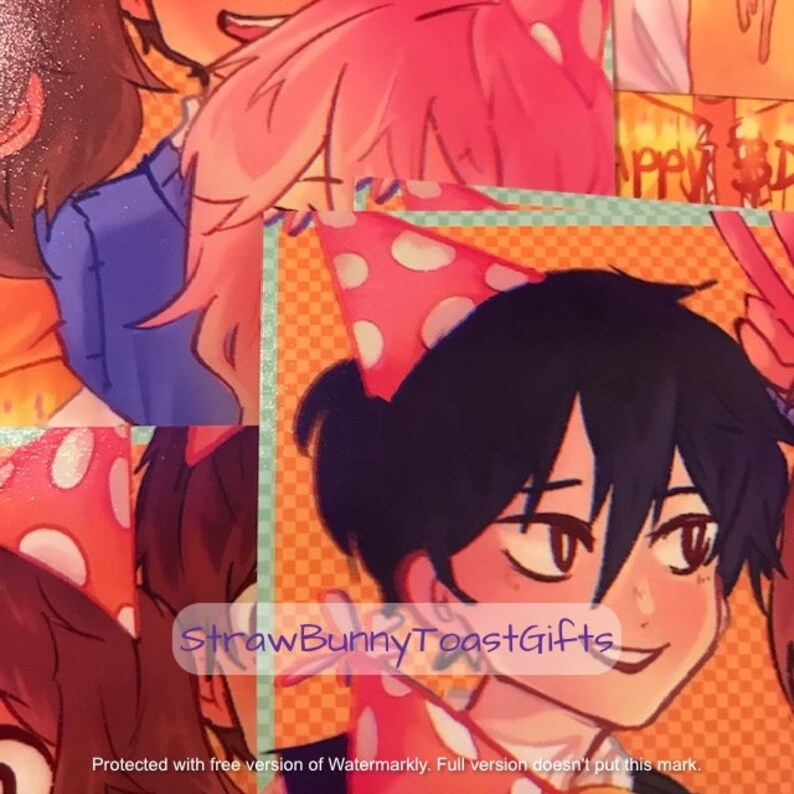 Happy Birthday KEL OMORI 4x6 Print matte - Etsy