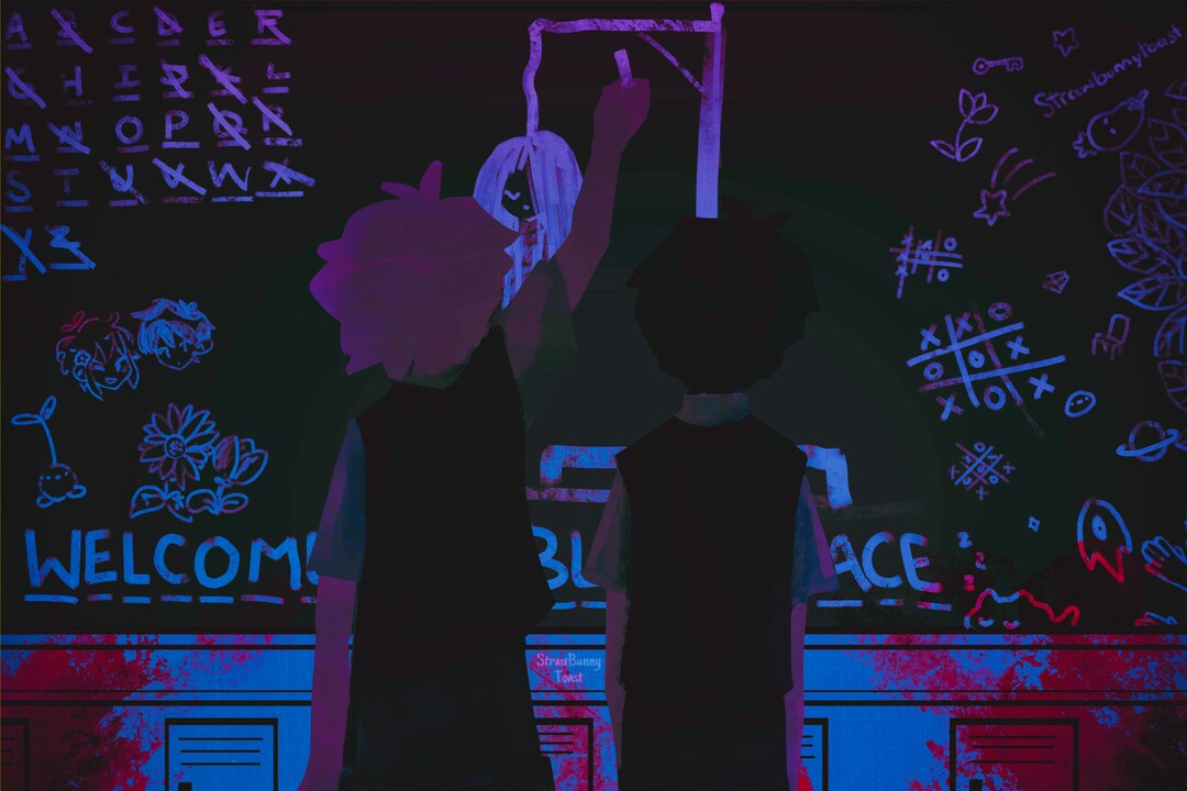 OMORI Art Print Fan Art Poster Wall Decor Gift for Teens Anime Gamer ...