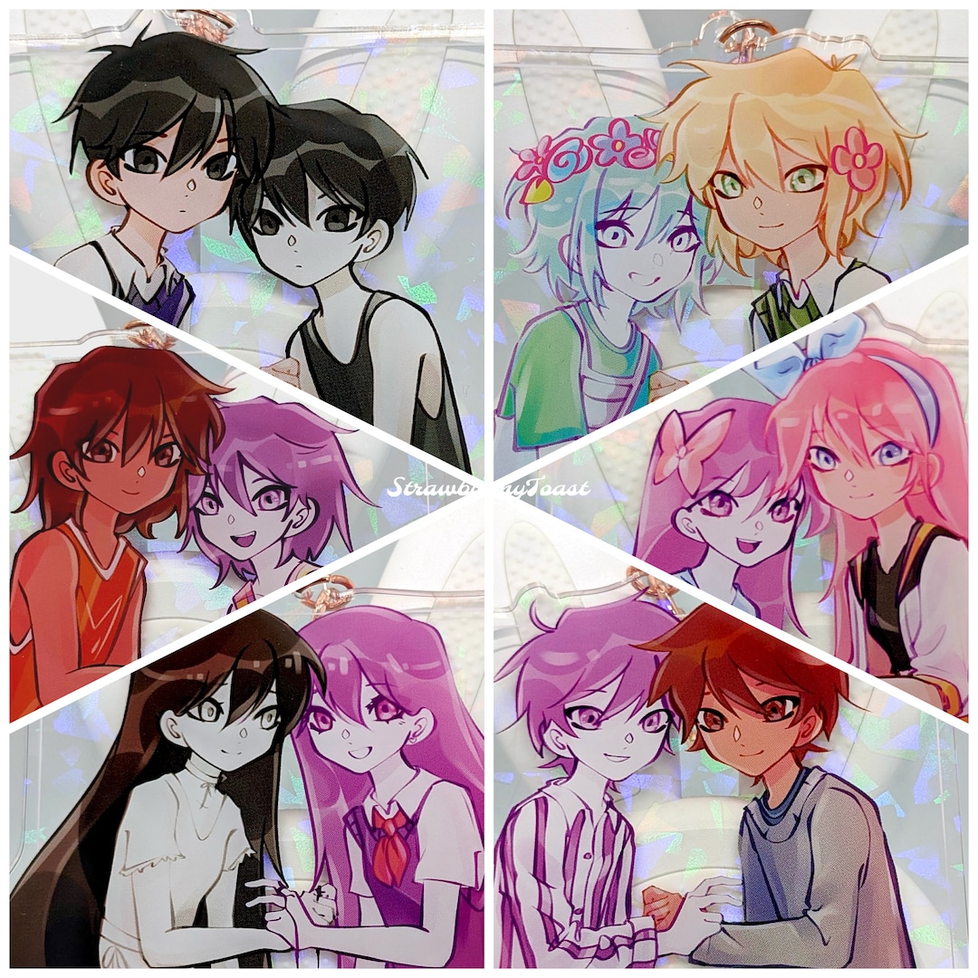 Omori's "headspace Friends Meet Irl" Charm Set! Omori Charm(double ...