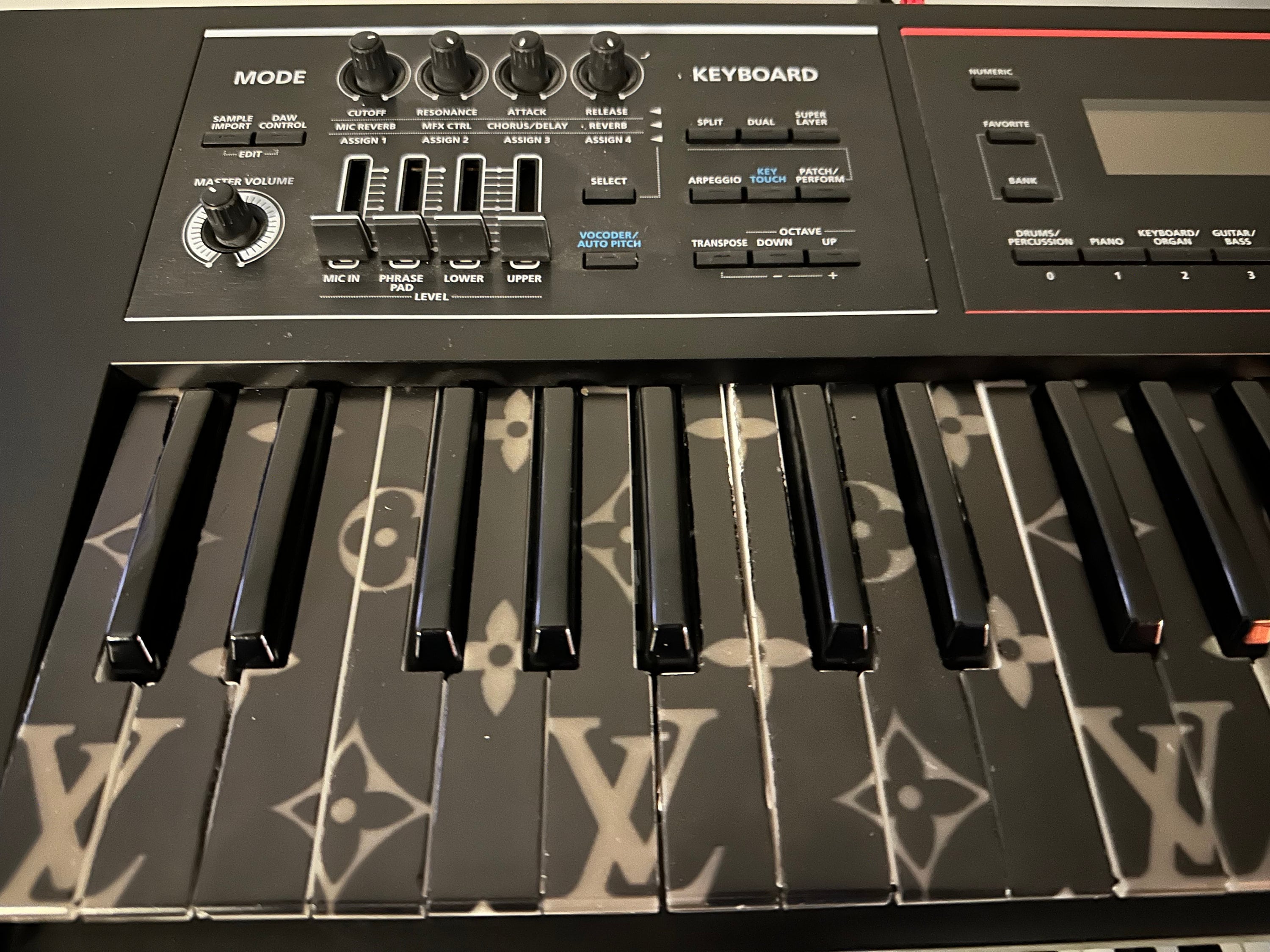 U-KEYS® - Branded Keys, Overlays Cover All White Keys, Fits on a 61 Key ...