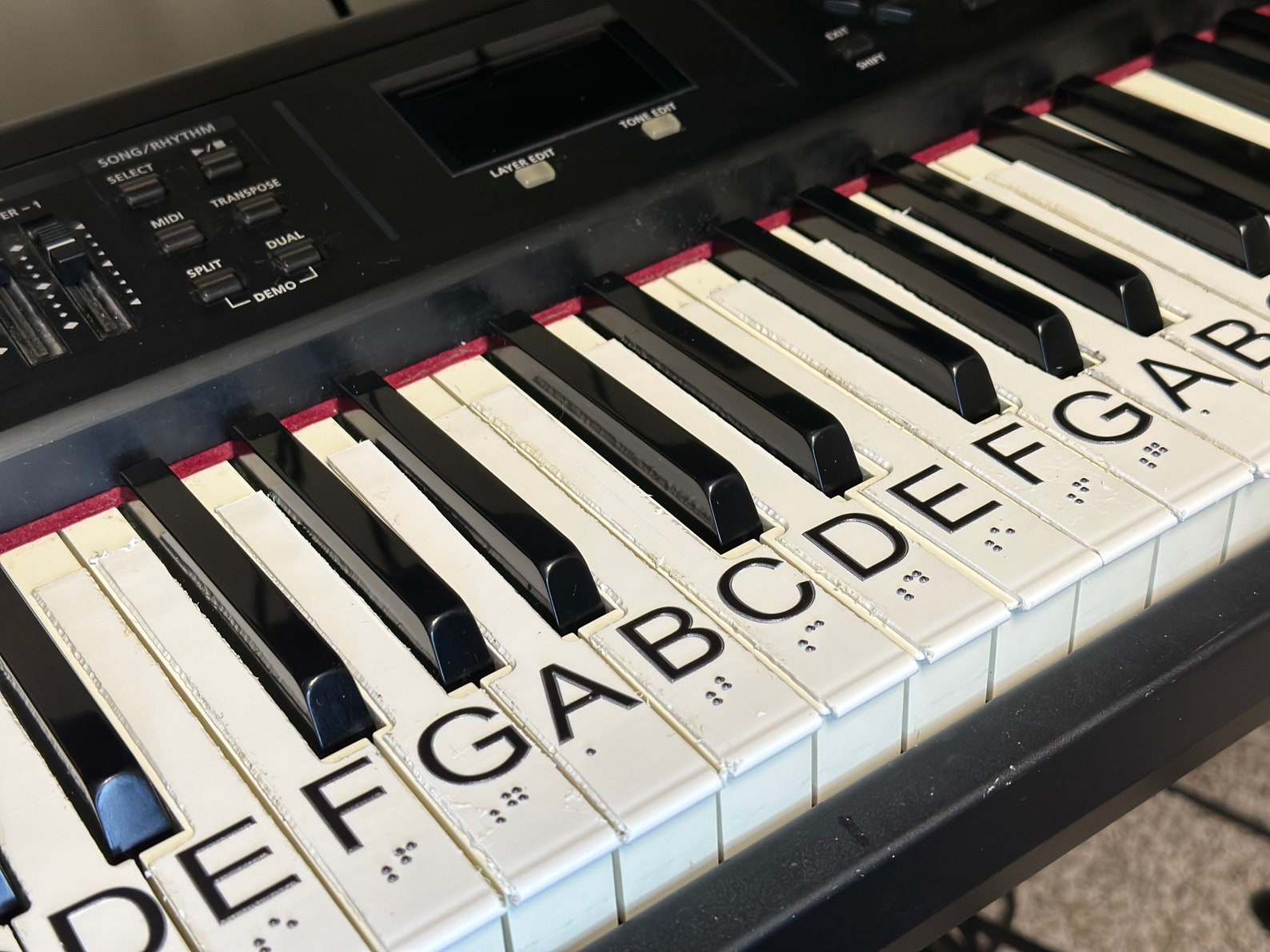 U-KEYS® - With Accessible Braille and Raise Tactile Letter Easy to ...