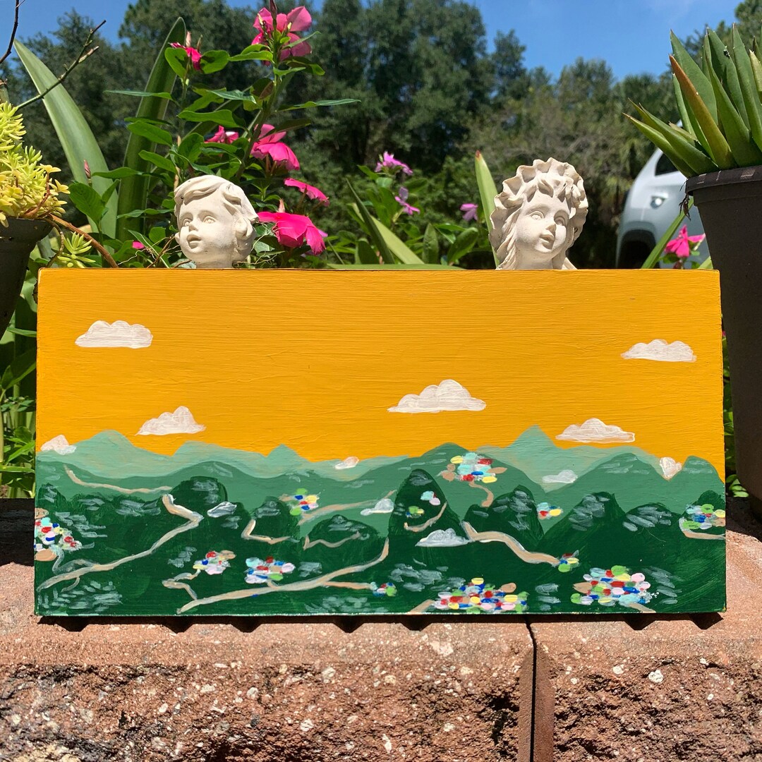 The Homeland Guatemala Mountain Scape Acrylic Painting - Etsy
