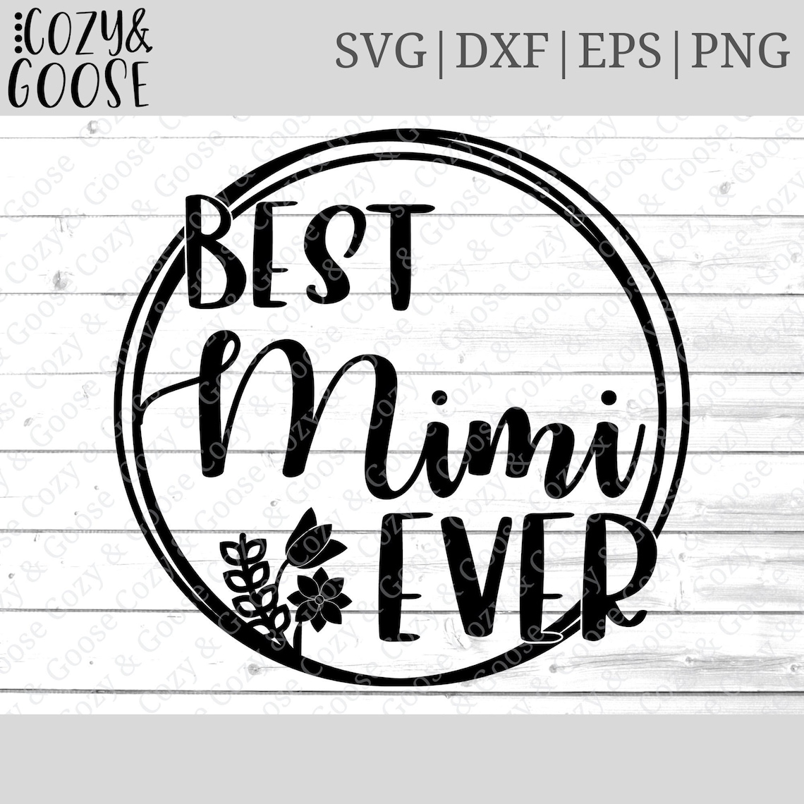 Best Mimi Ever SVG Happy Mother's Day SVG Gift for Mimi SVG Best ...