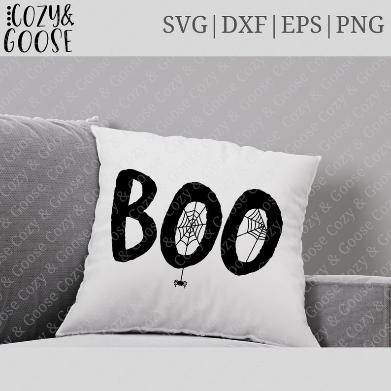 Boo With A Spider SVG - Halloween SVG - Spiderwebs SVG - Cute Halloween ...