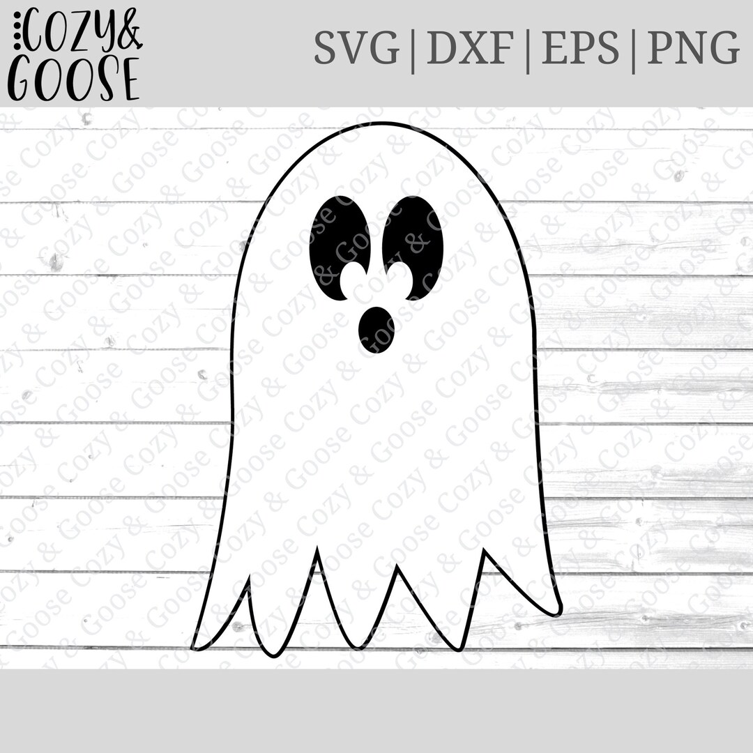 Ghost SVG - Spooky Ghost Svg - Ghost Face - Ghost Sticker - Cute Ghost ...