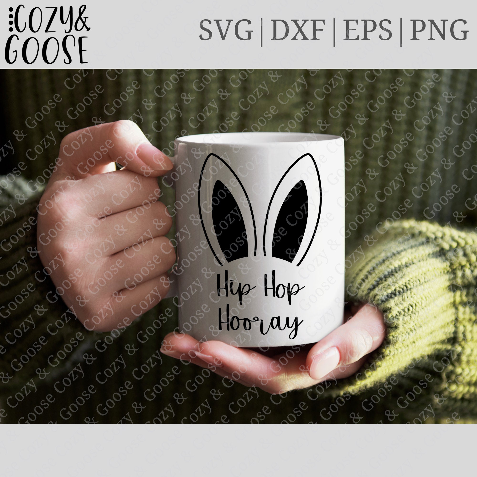 Hip Hop Hooray SVG Easter SVG Bunny SVG Happy Easter Png Easter Bunny ...