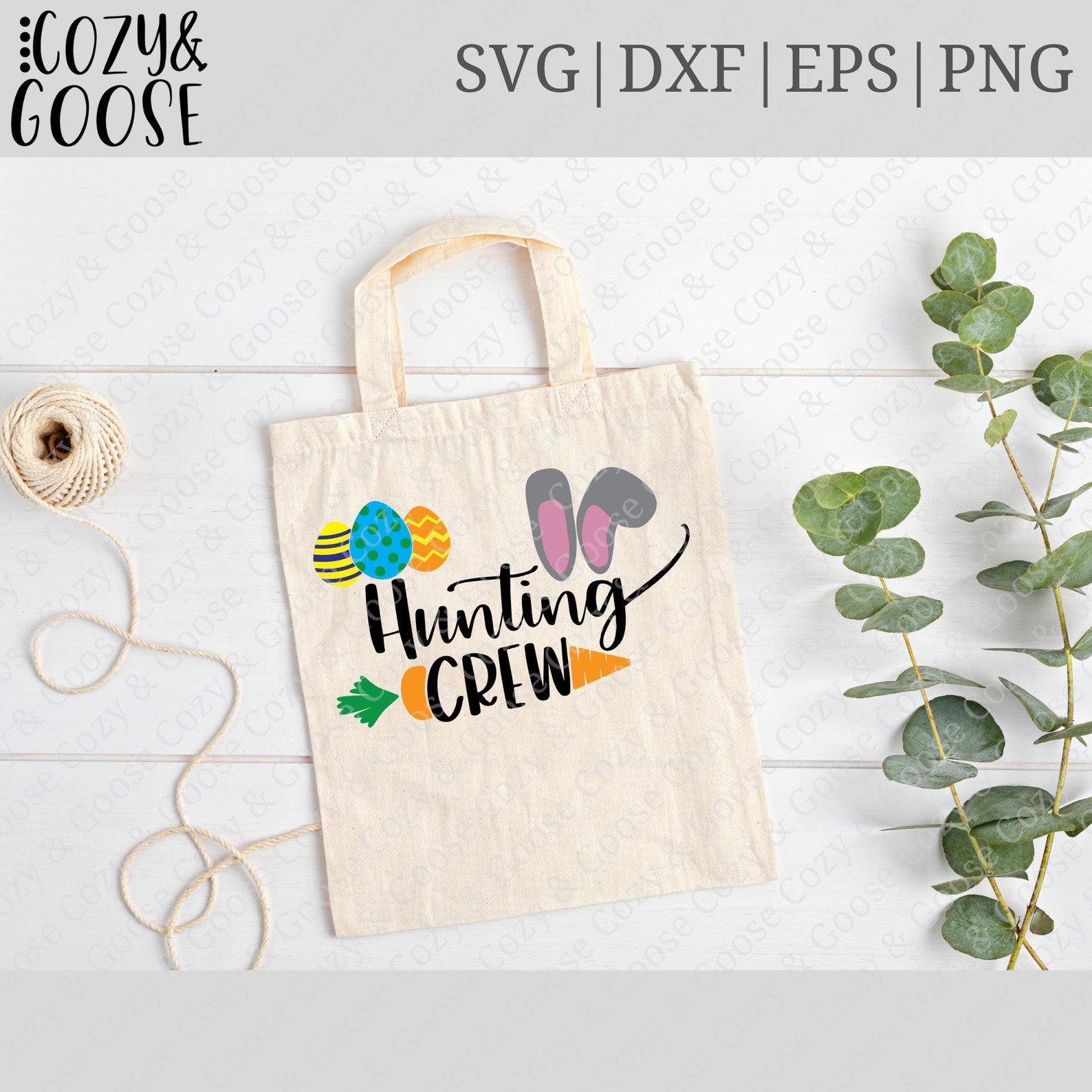 Easter Hunting Crew SVG Easter Bunny SVG Happy Easter Png Easter Eggs ...