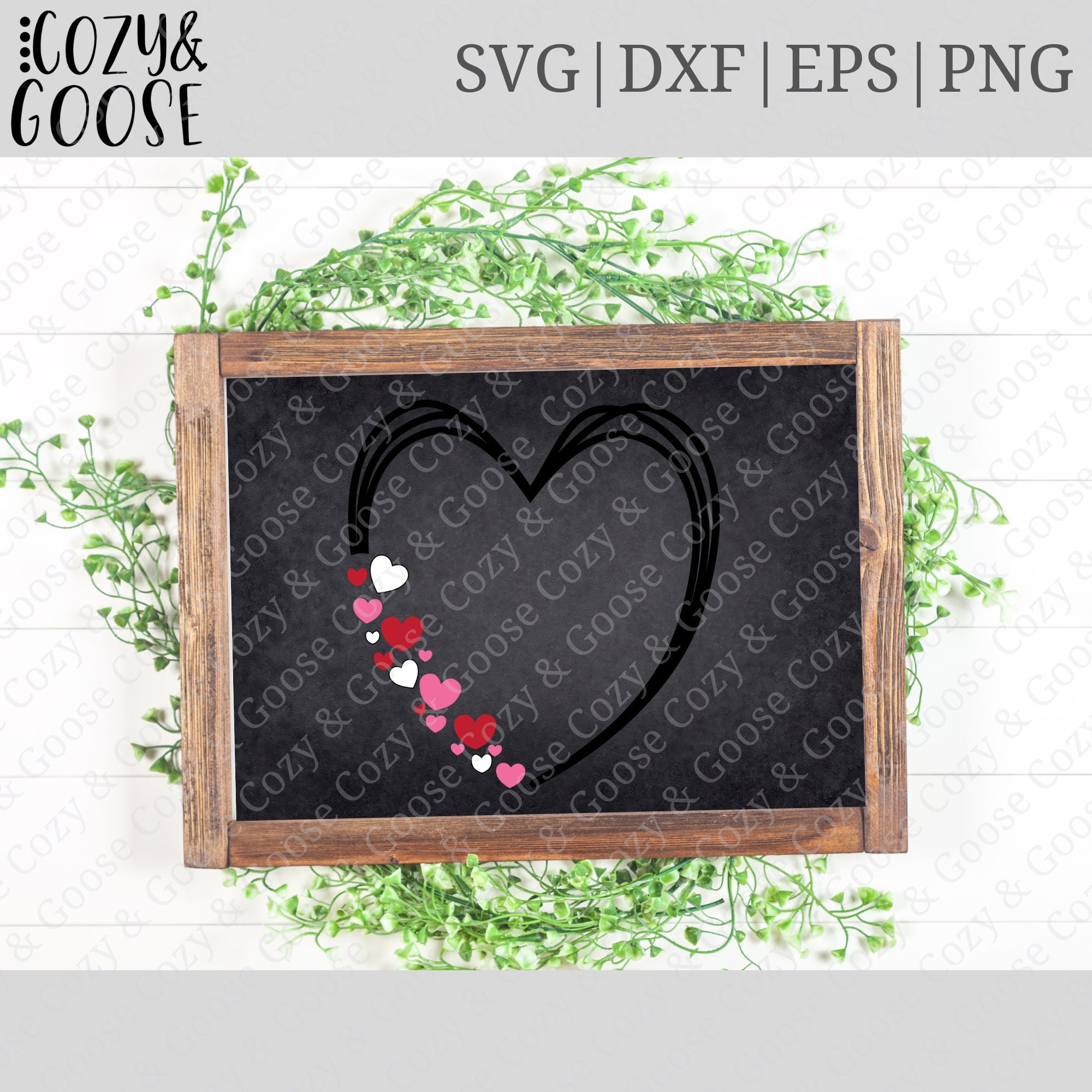 Valentine's Day SVG Heart SVG Red Hot SVG Hearts on Heart Png Hearts ...