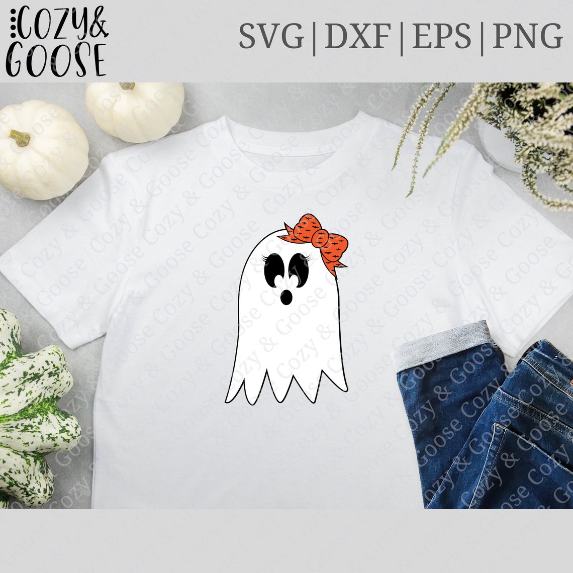 Ghost SVG - Girl Ghost - Ghost Girl With Bow PNG - Cute Girl Ghost SVG ...
